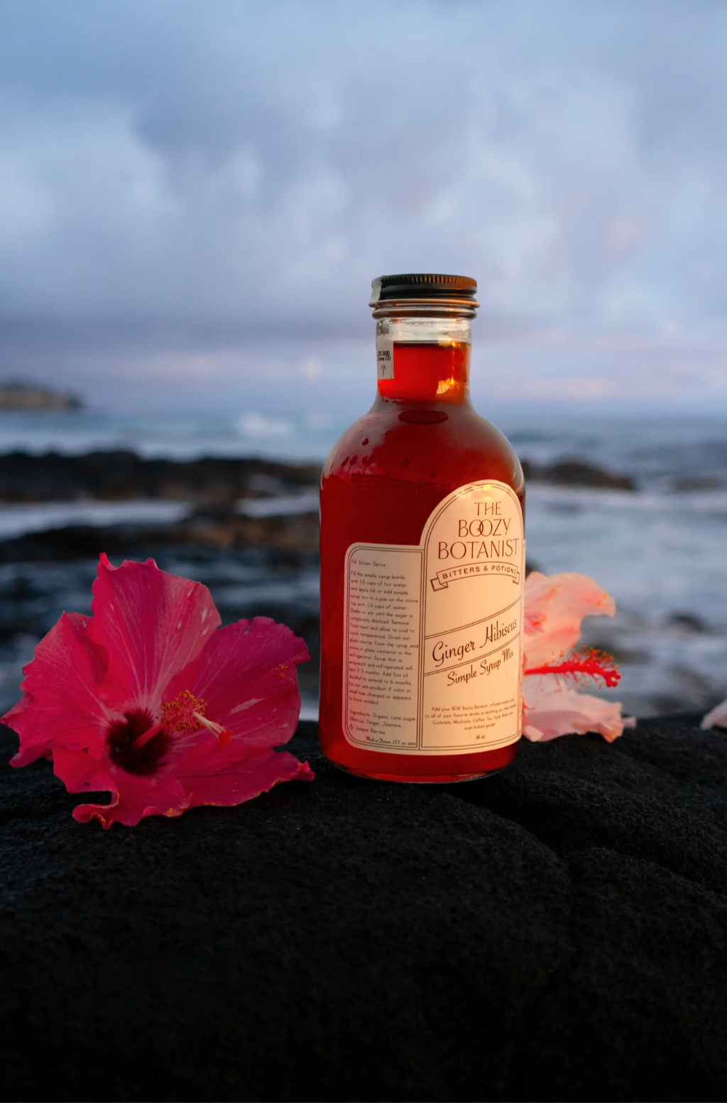 Simple Syrup Ginger Hibiscus — Peppercorn