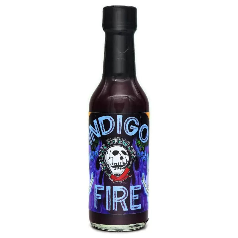 Haffs Indigo Fire Hot Sauce — Peppercorn
